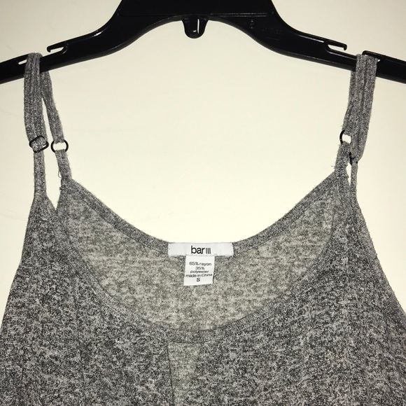 Bar III | Tops | Super Cute Gray Crop Tank Top | Poshmark